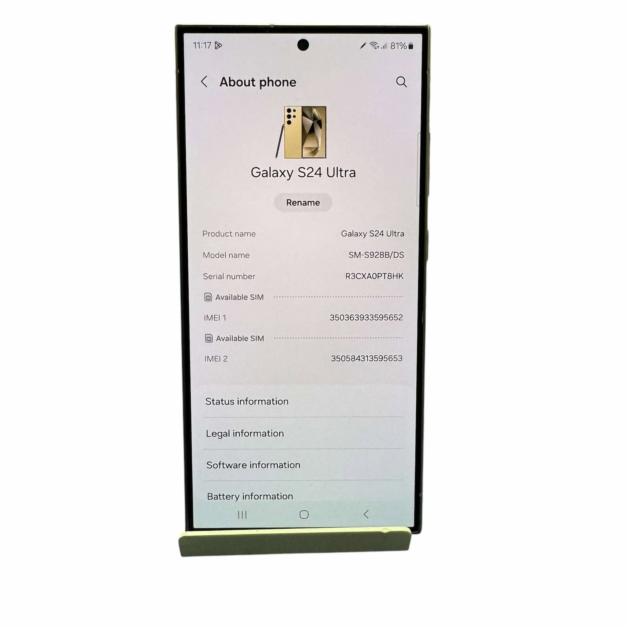 Pre-owned Samsung S24 Ultra - Own4Less